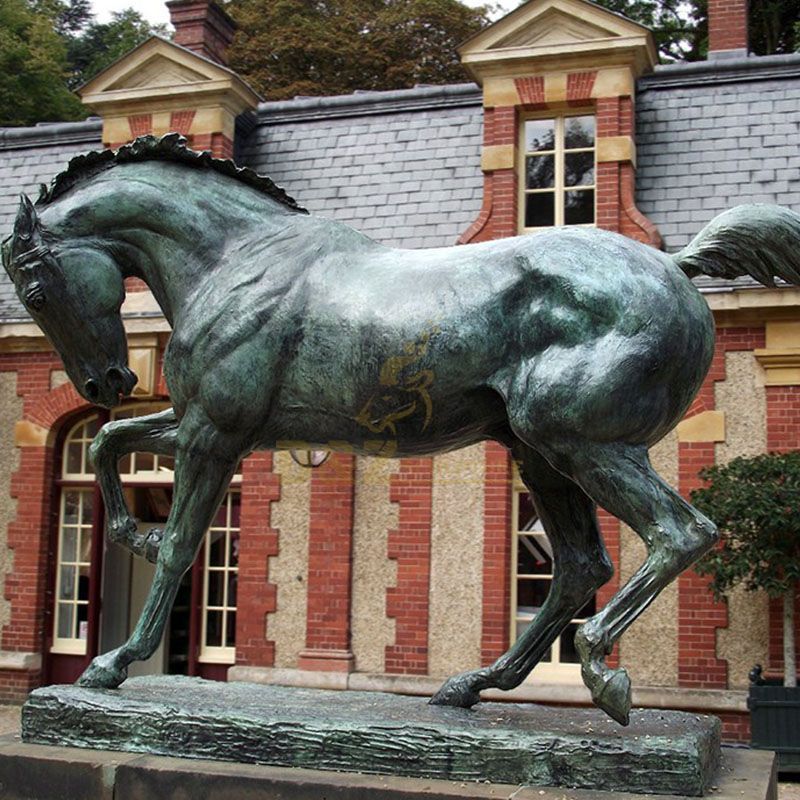 Molded Copper Horse Figurine