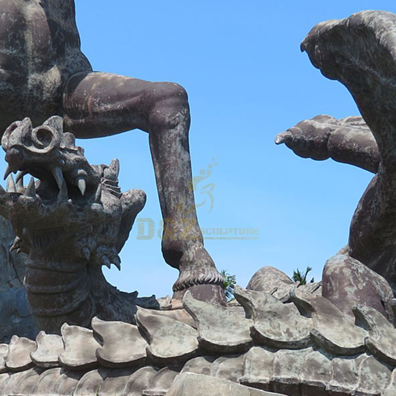 Gulfstream park pegasus and dragon statue Florida Wholesaler bronze ...