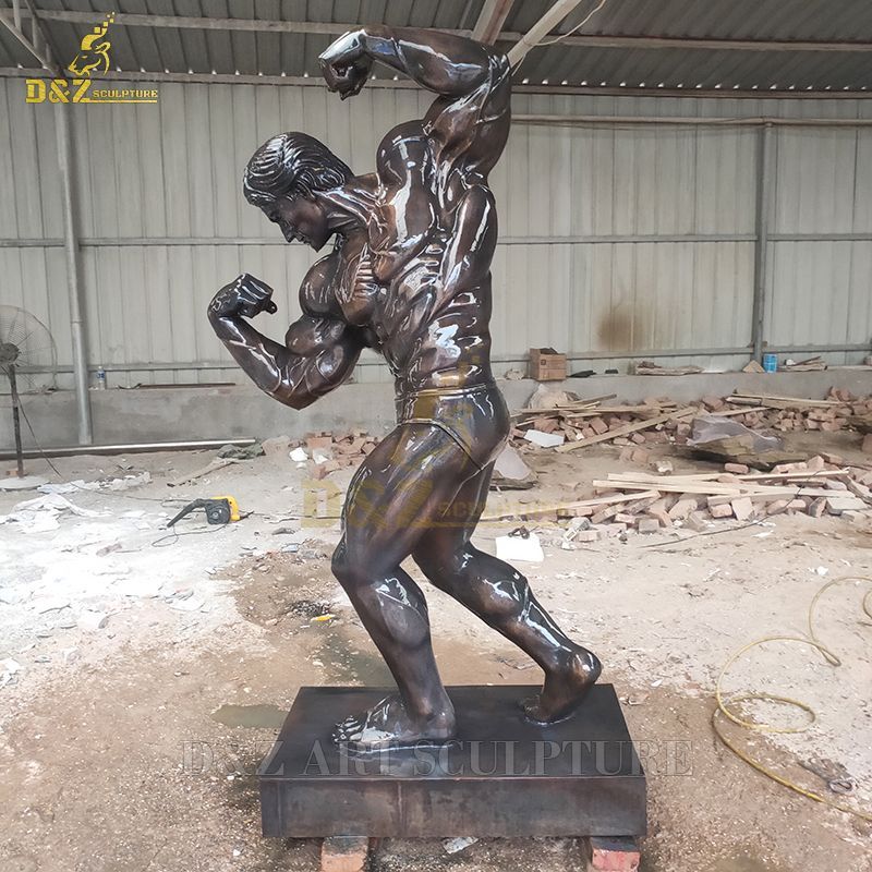 Life Size Bronze Famous Male Arnold Schwarzenegger Statue Strong Man ...