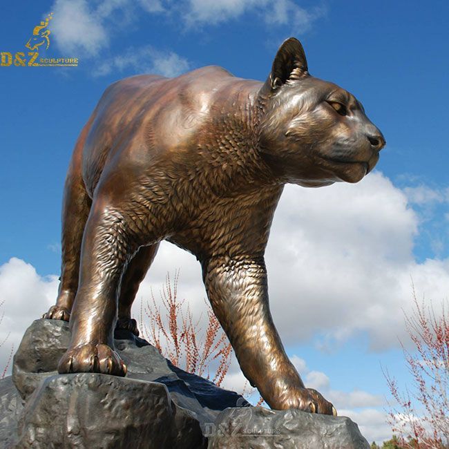 Bronze Cougar Pride Statue WSU