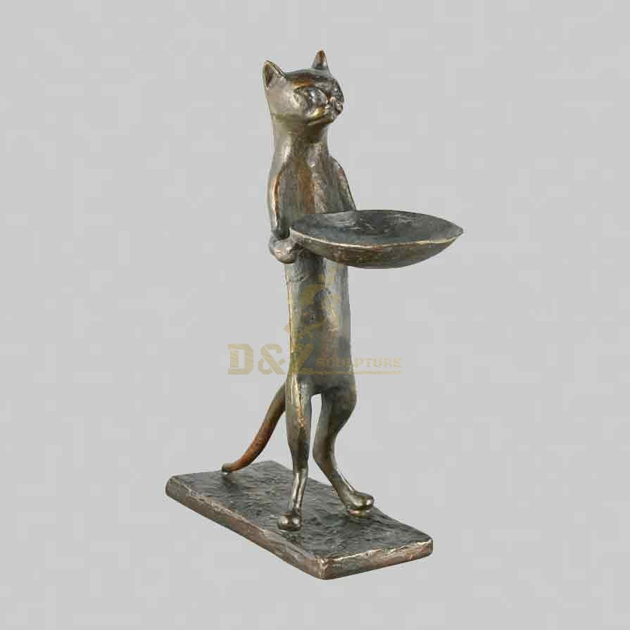 red lobster butler statue holding tray